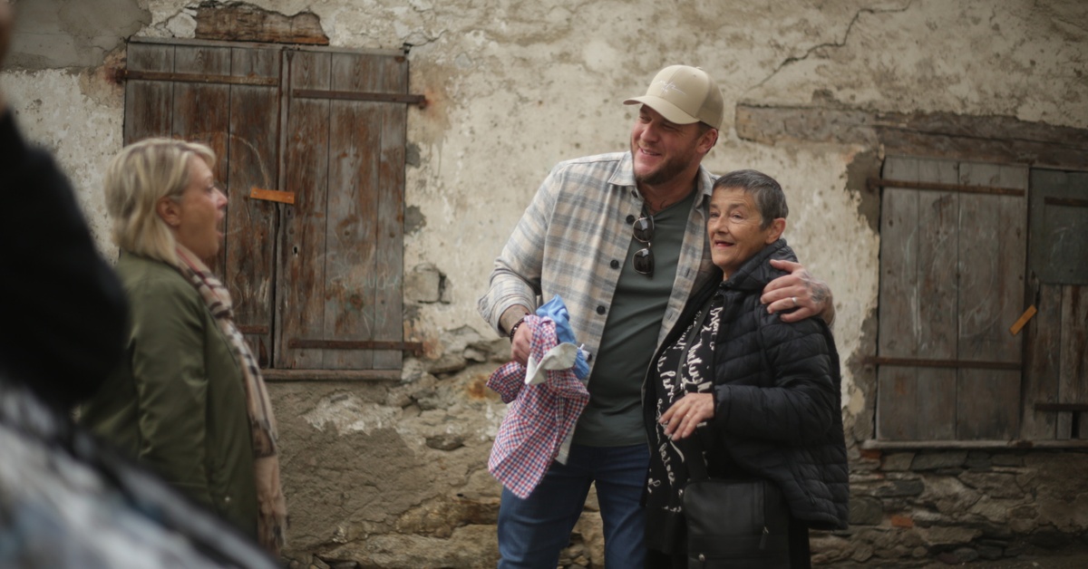 Mathieu Baron et sa mère vivent un moment très émouvant